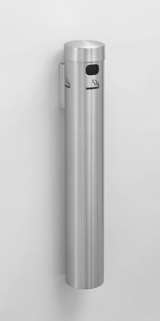 Glaro Deluxe Wall Mounted Cigarette Disposal Unit - Satin Aluminum ...