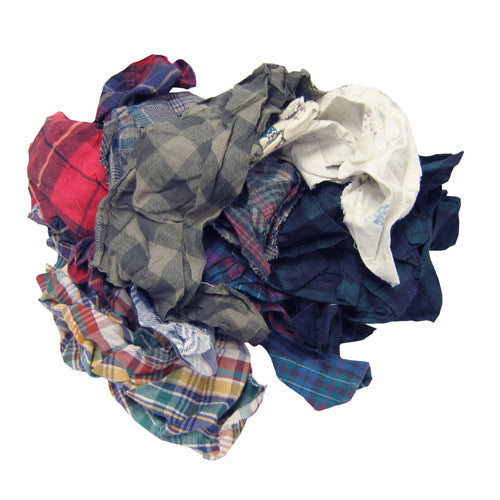 Mixed Colored Flannel Rags (180) | Golden Group International, Ltd