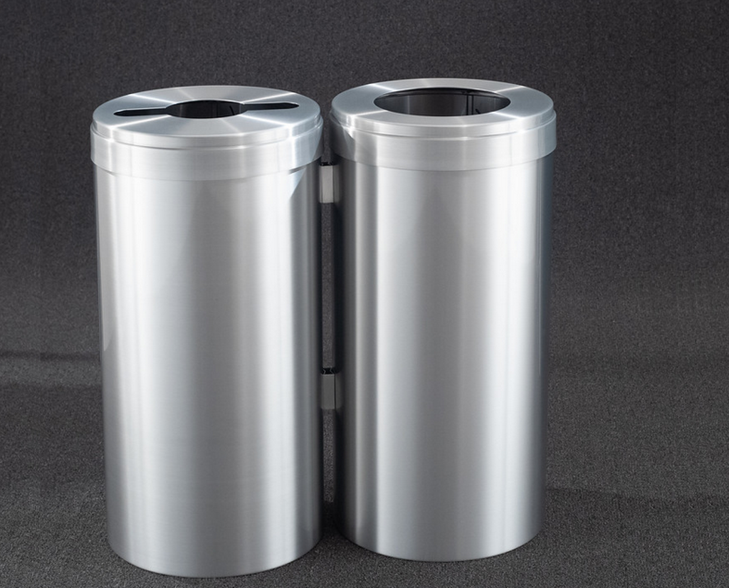 Glaro RecyclePro Value 2-Unit Modular Recycling Station – 46 Gallon wi ...